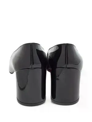 CHRISTIAN LOUBOUTIN Miss Sab Patent-leather Block-heel Pumps