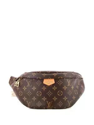 LOUIS VUITTON Bum Bag Monogram Canvas Belt Bag - Brown
