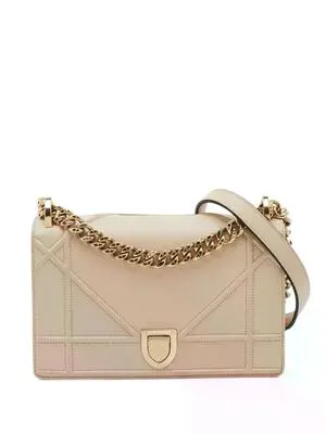 Dior 2018 Small Diorama Flap Shoulder Bag - Neutrals