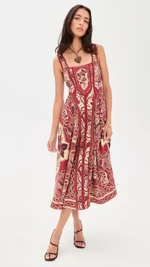 ALEMAIS Kenny Midi Dress