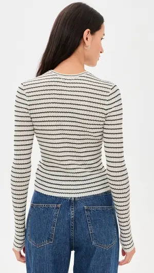 Z Supply Rosanna Stripe Sweater Top