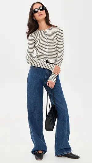 Z Supply Rosanna Stripe Sweater Top