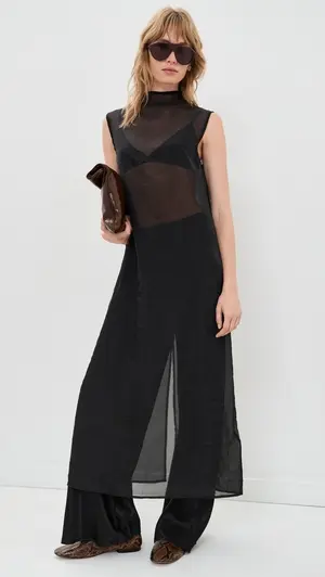VRG GRL Serena Sheer Maxi Dress