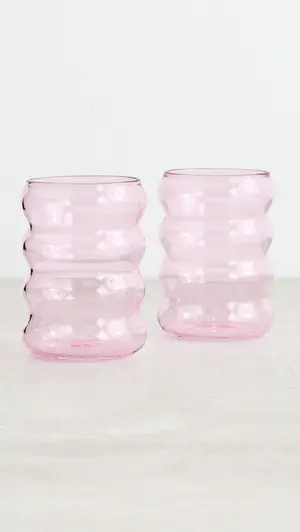 SOPHIE LOU JACOBSEN Ripple Cups Set Of 2