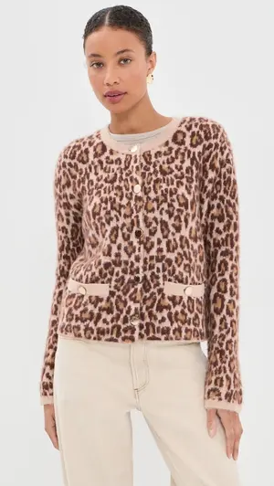 Sablyn Char B Shrunken Cashmere Cardigan