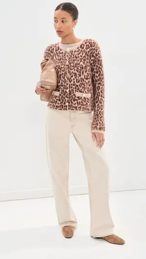 Sablyn Char B Shrunken Cashmere Cardigan