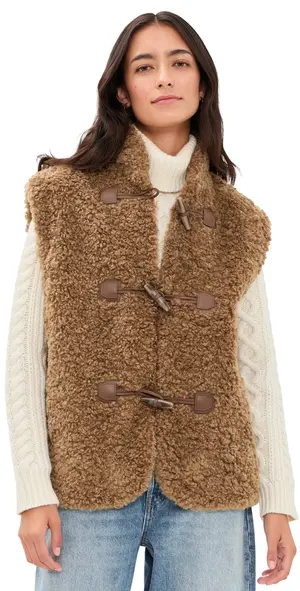 UGG Niah Toggle Vest - Coffee Grounds