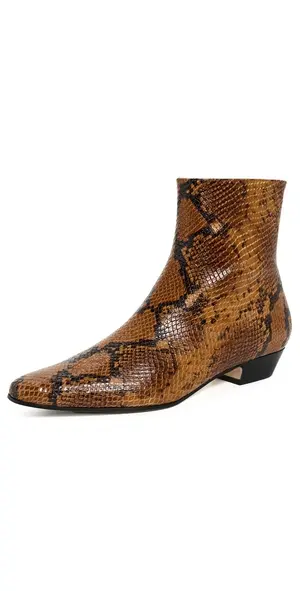 JAMIE HALLER The Lennon Boots - Mustard Python