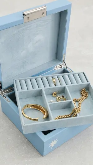 Jonathan Adler Playa Leather Jewelry Box