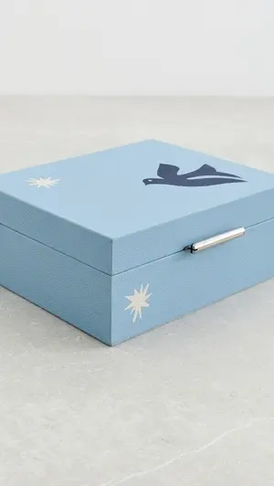 Jonathan Adler Playa Leather Jewelry Box