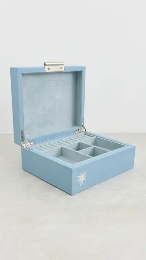 Jonathan Adler Playa Leather Jewelry Box