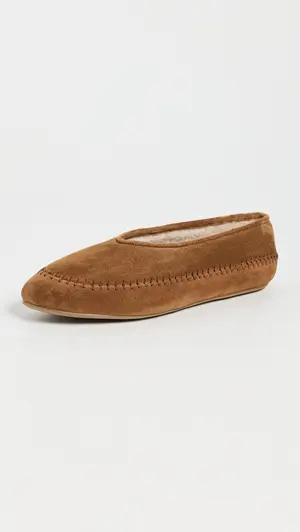 Jenni Kayne Shearling Bare Flats
