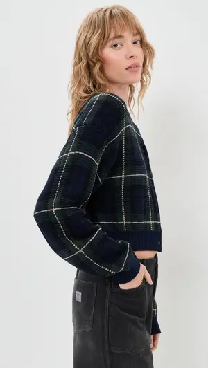 Good American The Shrunken Cardigan