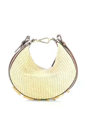 Fendi Fendigraphy Bag Raffia Mini Crossbody Bag