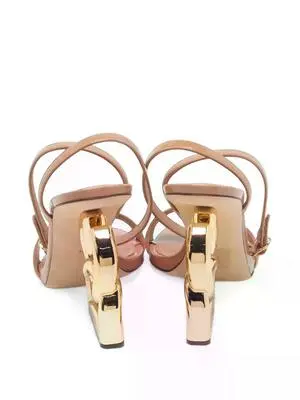 Dolce & Gabbana Keira Dg Logo-heel Sandals