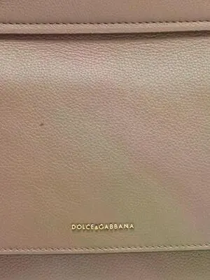 Dolce & Gabbana Sicily Leather Tote Bag - Neutrals