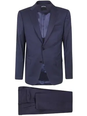 Zegna Suit Regular "z Luxury Tailoring" Blue