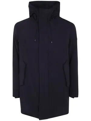 PEOPLE OF SHIBUYA Jacket Long Hoodie "mitake - Black