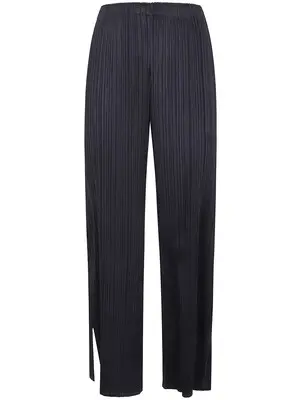 PLEATS PLEASE Grey Trousers "monthly Colors: August - Gray