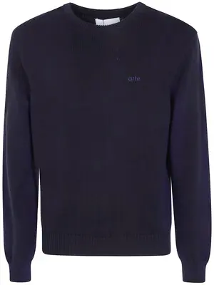 ARTE ANTWERP Sweater Side Fade "side Fade" Knit - Blue