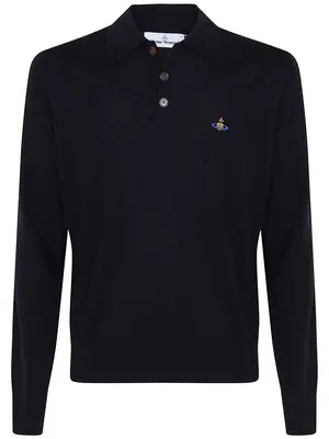 VIVIENNE WESTWOOD Long-sleeve Polo "mark