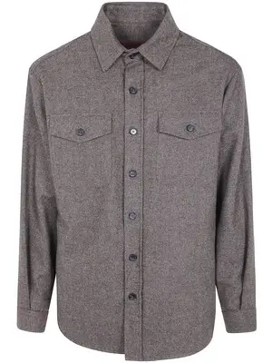 CRUNA Overshirt With Buttoned Chest Patch Pockets "osaka