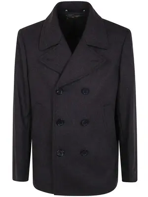 Paul Smith Pea Coat Pea Coat - Brown