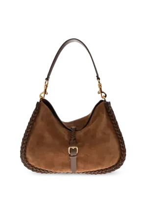 Etro Suede 'pony Maxi' Bag - Brown