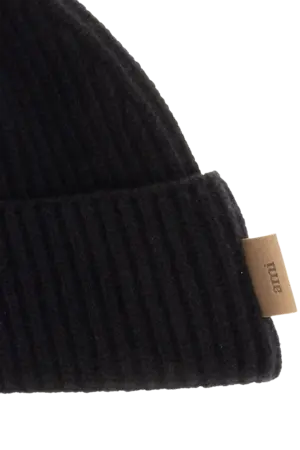 AMI Paris Wool Beanie With Sewn Logo