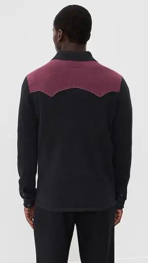 Guest In Residence Western Button Up! Cashmere Shirt