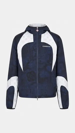 Casablanca Zip Up Hooded Jacket