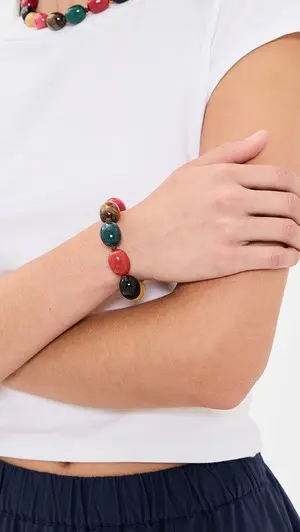 ROXANNE ASSOULIN The Multi Pebble Stone Bracelet