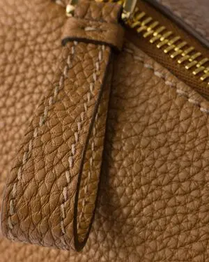 Prada Medium Leather Shoulder Bag - Brown