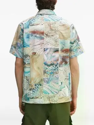 Columbia Patchwork-panel Polo Shirt