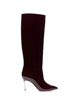 Casadei Blade Patent Boots