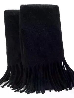 Casadei Dakota Fringed Wool Boots