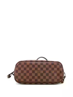 LOUIS VUITTON Neverfull Damier Pm Tote Bag - Brown
