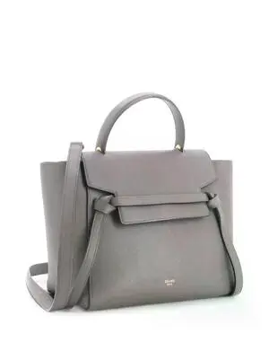 Celine Belt Bag Textured Leather Micro Satchel