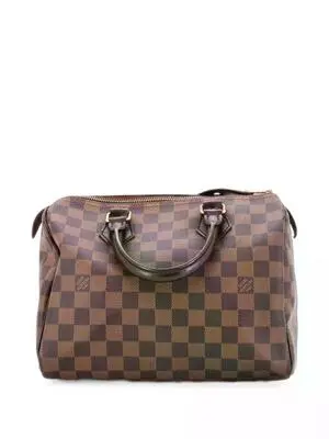 LOUIS VUITTON Speedy Handbag Damier 25 Satchel