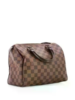 LOUIS VUITTON Speedy Handbag Damier 25 Satchel