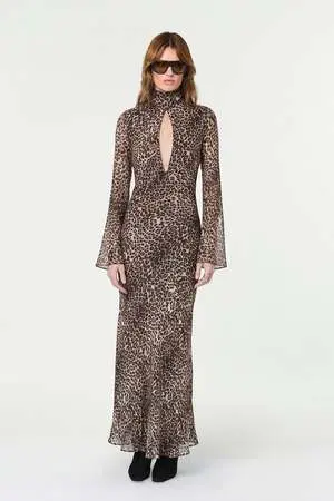 NICHOLAS Cara Dress - Desert Leopard