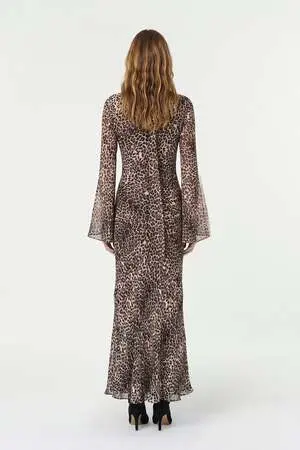 NICHOLAS Cara Dress - Desert Leopard