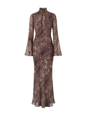 NICHOLAS Cara Dress - Desert Leopard