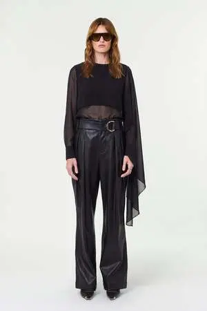 NICHOLAS Flavia Top - Black