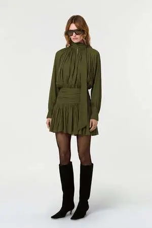 NICHOLAS COURTNEY DRESS - OLIVE