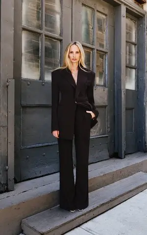 Saint Laurent Virgin-wool Flared-leg Pants