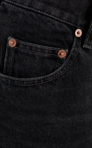 Saint Laurent V-waist Mid-rise Straight-leg Jeans