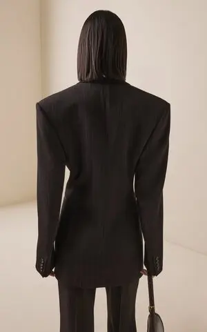 Saint Laurent Single-breasted Virgin Wool-blend Blazer
