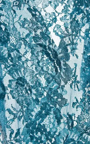 Saint Laurent Silicone-coated Lace Bodysuit