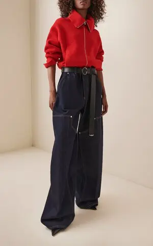 Givenchy High Neck Knit Cardigan